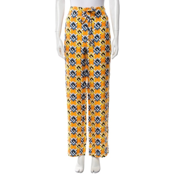 Gucci | Intimates & Sleepwear | Gucci Orange Yellow Blue Geometric G ...